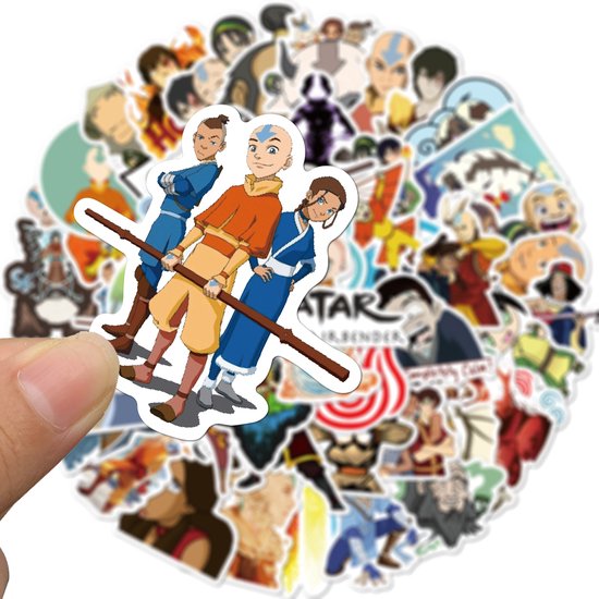 Avatar The Last Airbender Stickers - set 50 stuks - Laptop Stickers ...