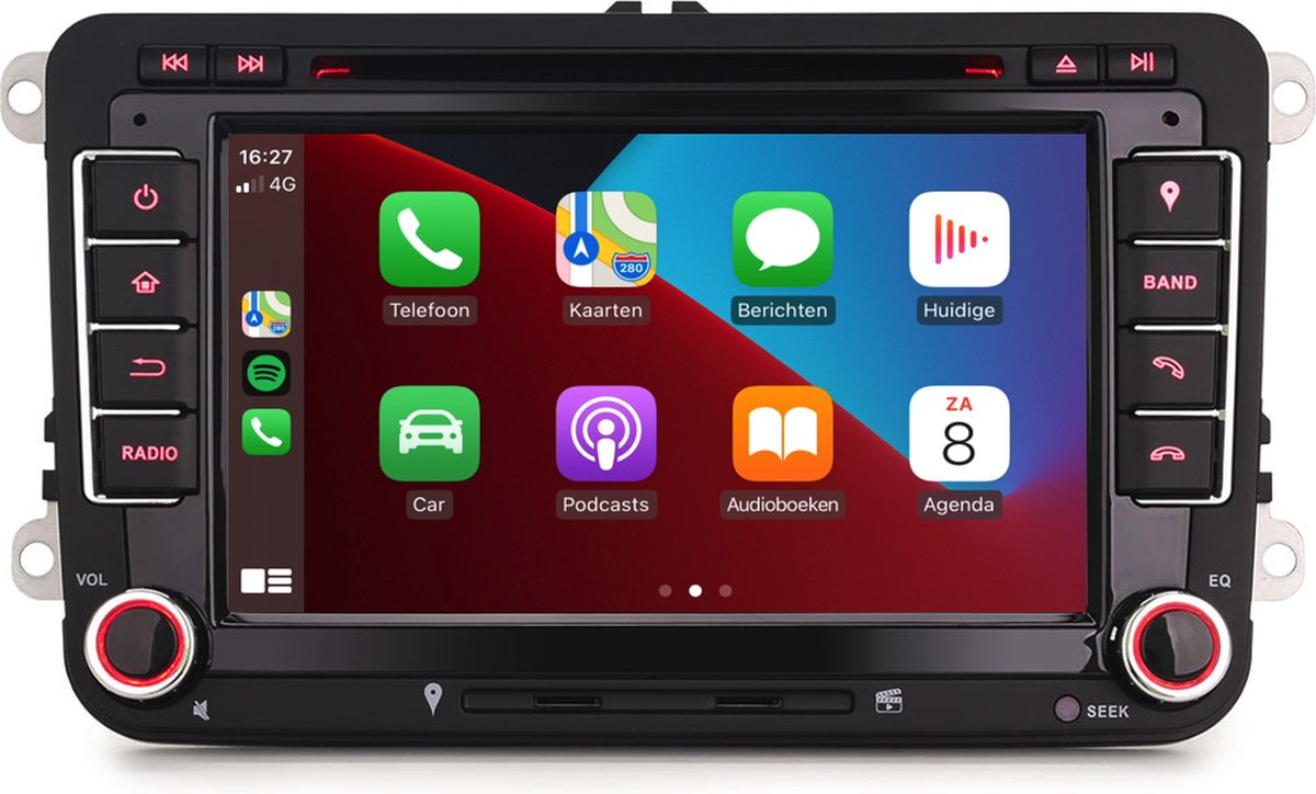 CarPlay voor Skoda | Android auto | Android 10 autoradio | bol.com