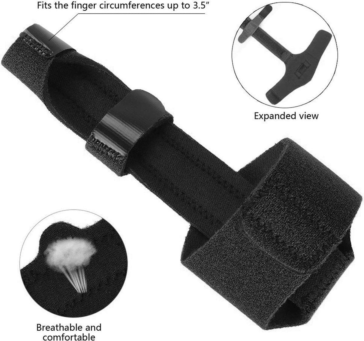U Fit One Vingerspalk - Vingerbrace - Handbrace - Rechttrekken of ...