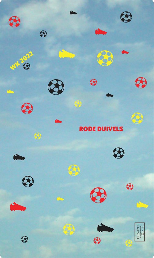 Hip met Pit Creaties Raamstickers - WK 2026 Rode Duivels Voetbal ...