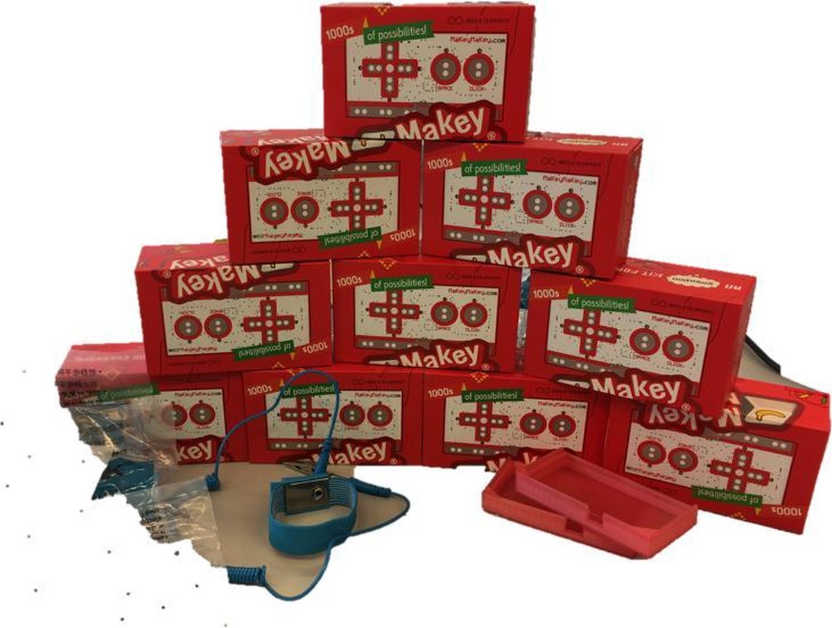 Makey Makey Educatie Set (10) met antistatische polsbandjes | bol.com