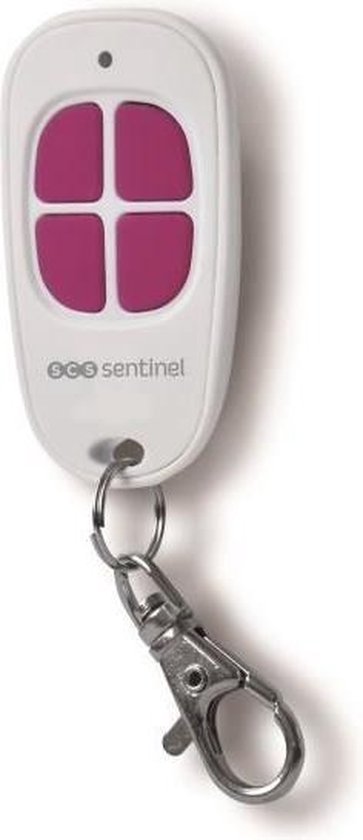 Télécommande SCS SENTINEL pour motorisation de portail 4 canaux blanc ...