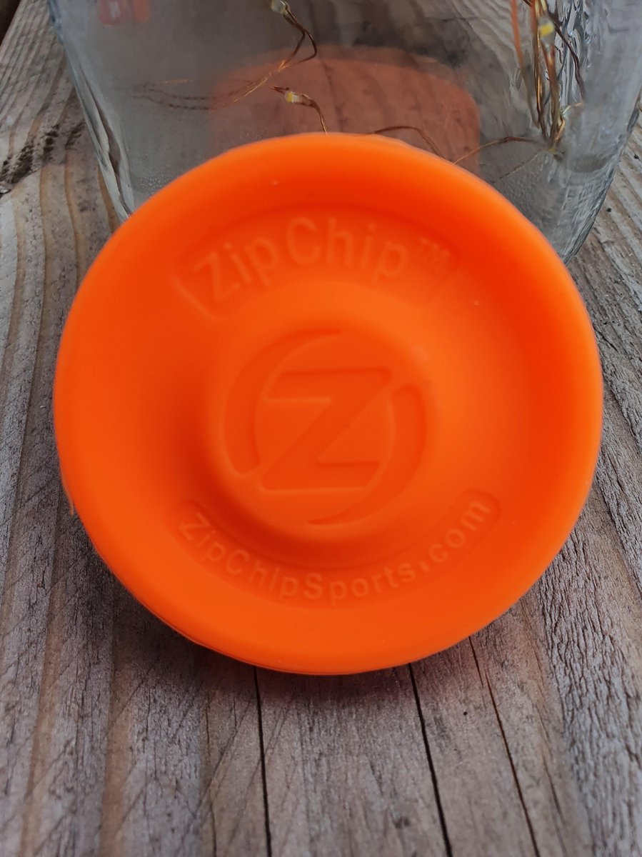Zipchip | mini frisbee 6,8 cm | fun pocket disc | oranje | bol.com
