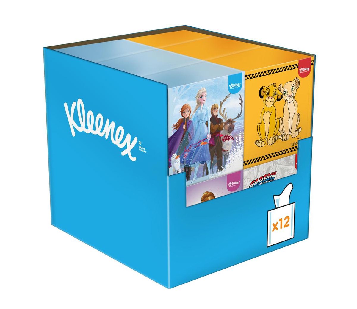 Kleenex tissues - Disney - Voordeelverpakking - 56 x 12 stuks (672 ...