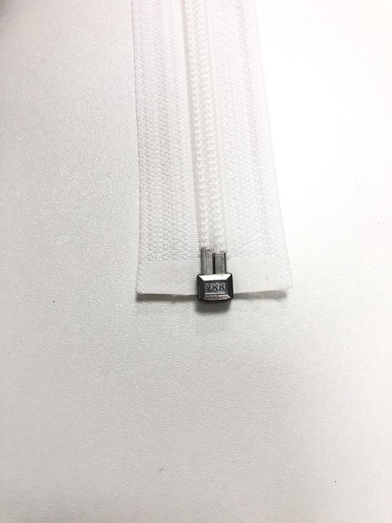 YKK rits deelbaar spiraal 80 cm wit | bol.com