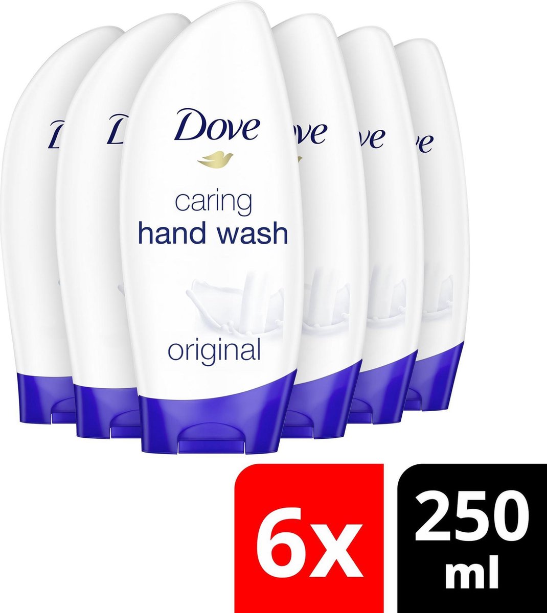 Dove Original Handzeep - 6 x 250 ml - Voordeelverpakking | bol.com