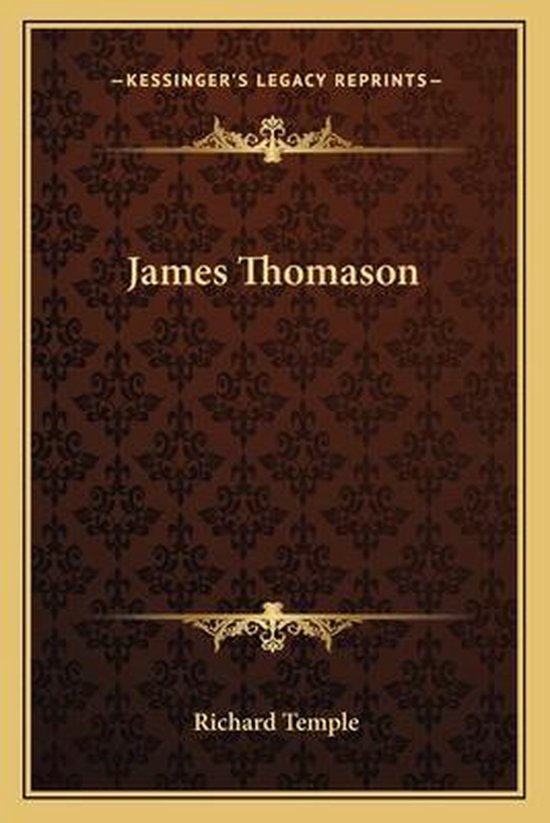 James Thomason, Richard Temple | 9781163089163 | Boeken | bol