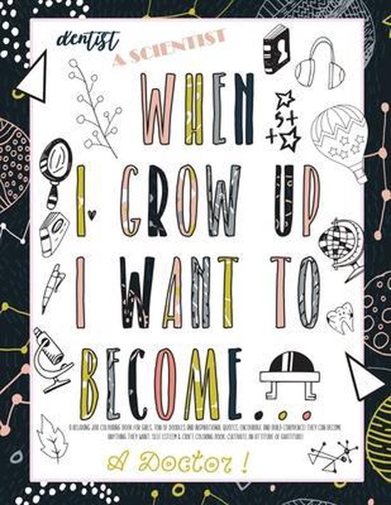 Activity to Color- When I Grow Up I want to Become...A Relaxing Job ...