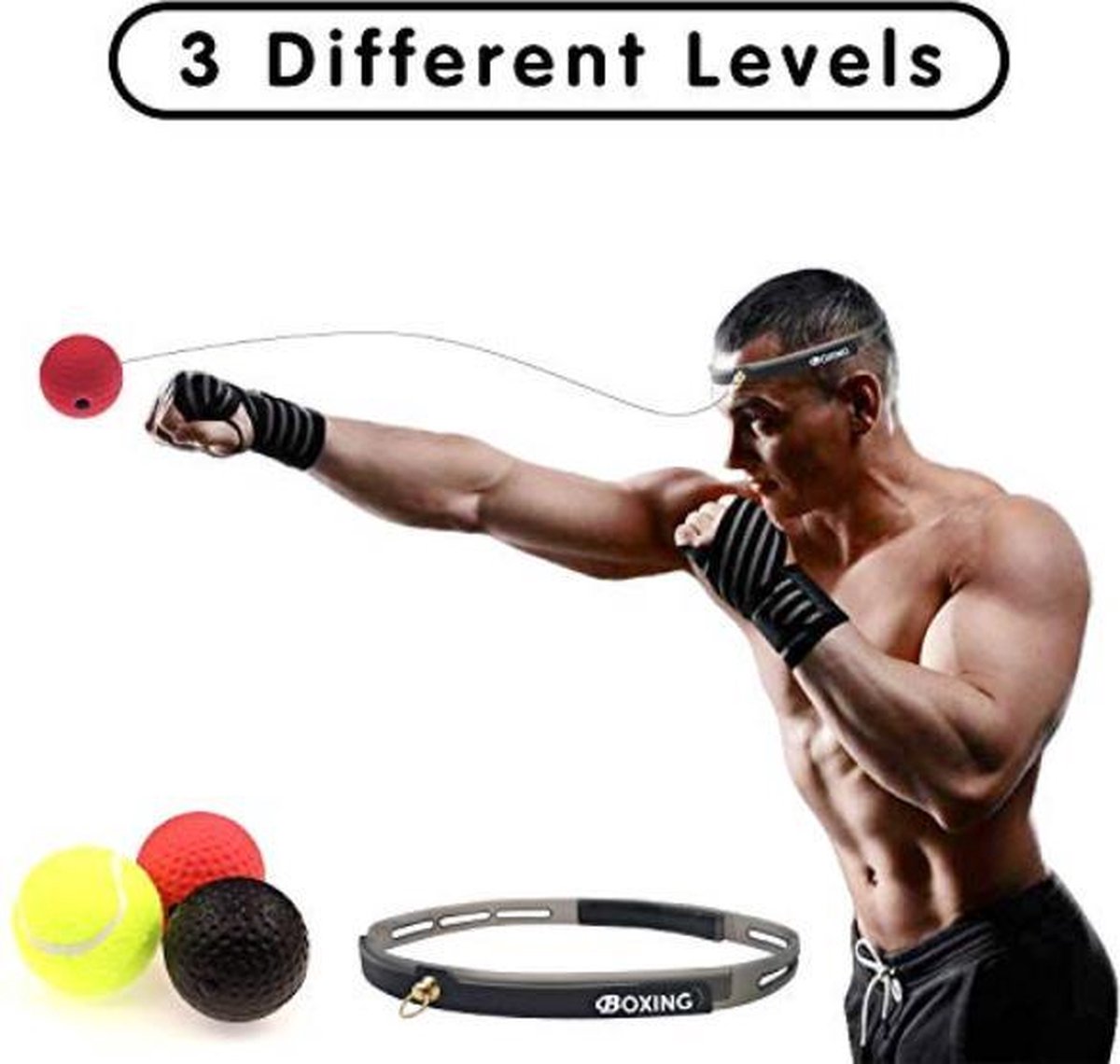 bol.com | Box Reflex Bal / Hoofd Reflexbal / Hoofdband / Workout / Mini ...