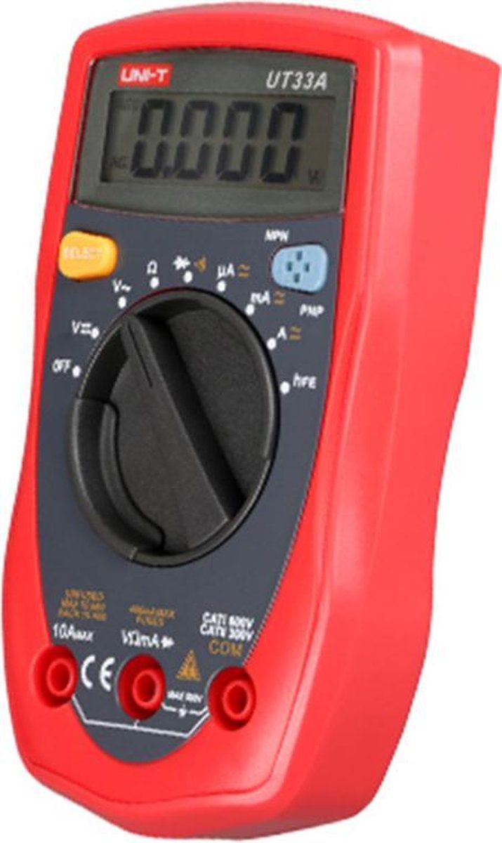 UNI-T multimeter - UT33A - 500V - Digitaal | bol.com
