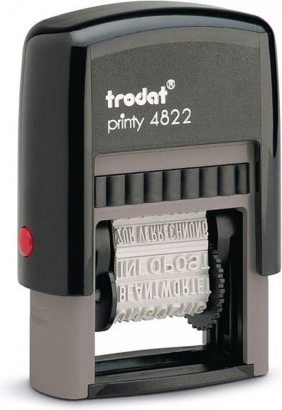 Trodat Printy 4822 Rood - Stempels - Kasboek en boekhouder - Stempel ...