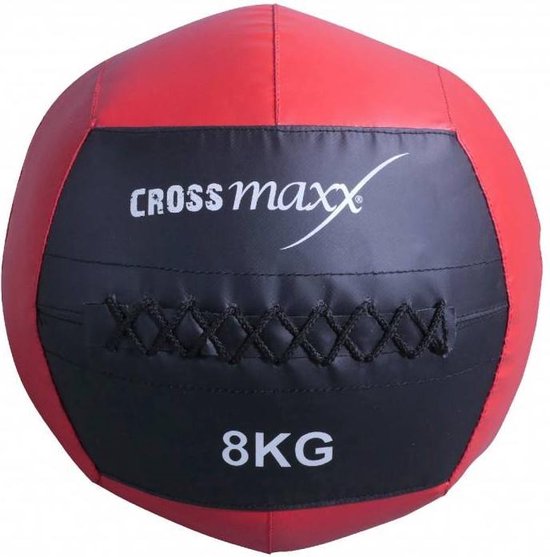 Crossmaxx Wall Ball - Rood - 8 kilo - 8462 | bol.com