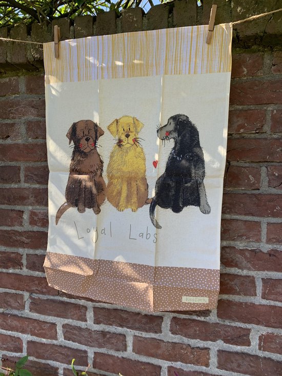 Alex Clark Theedoek Honden ~ Loyal Labradors | bol