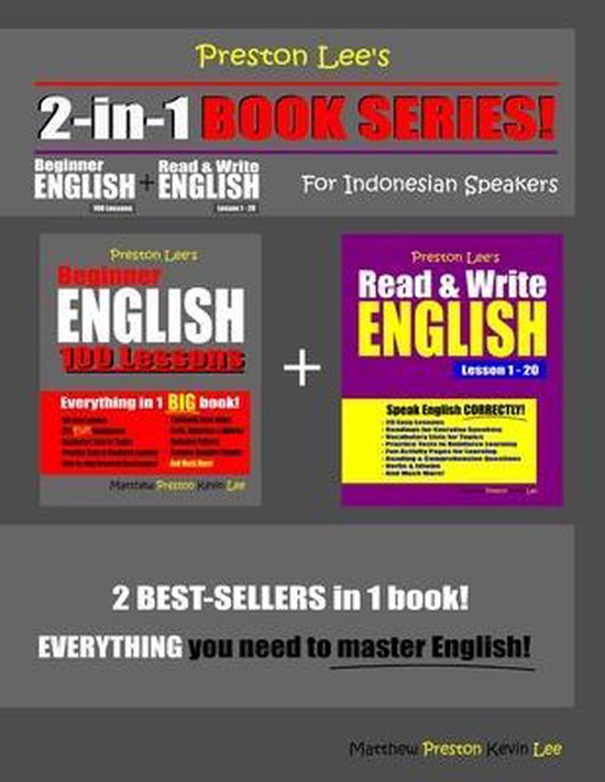 Preston Lee's English for Indonesian Speakers- Preston Lee's 2-in-1 ...