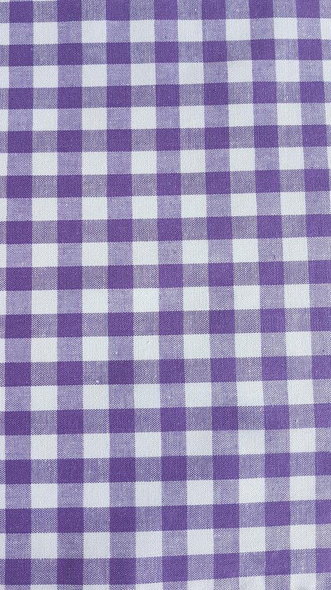 Cools/Petito Ledikant laken 150 x 100 cm Paars Geruit | bol