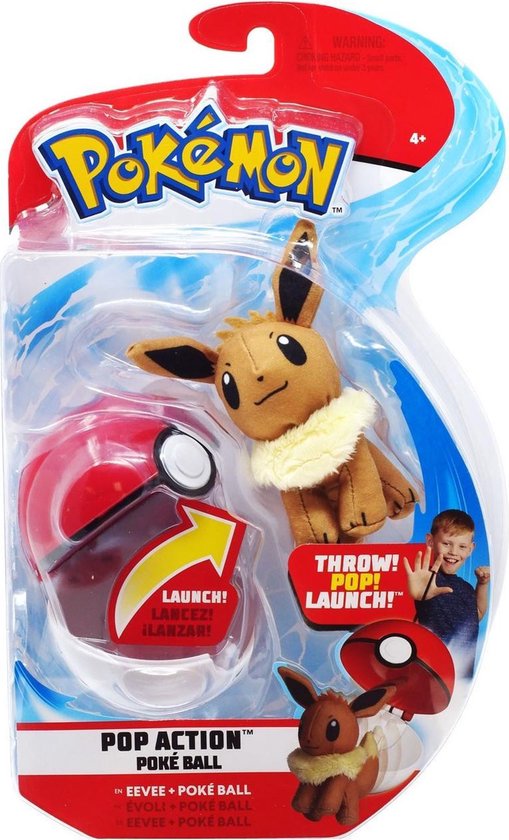 Pokemon: Pop Action Poke Ball – Eevee + Poke Ball | bol.com