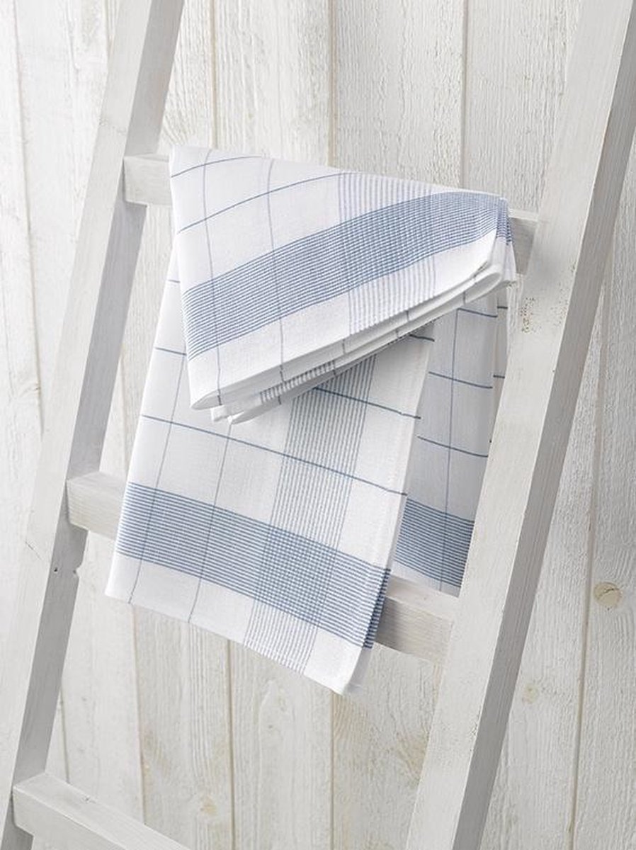 De Witte Lietaer Theedoek Glazendoek - 2 stuks - 68 x 68 cm - Katoen ...
