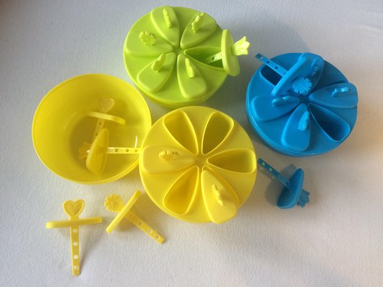 IJslollymaker, ijsjeshouder voor 6 ijsjes 45ml | bol.com