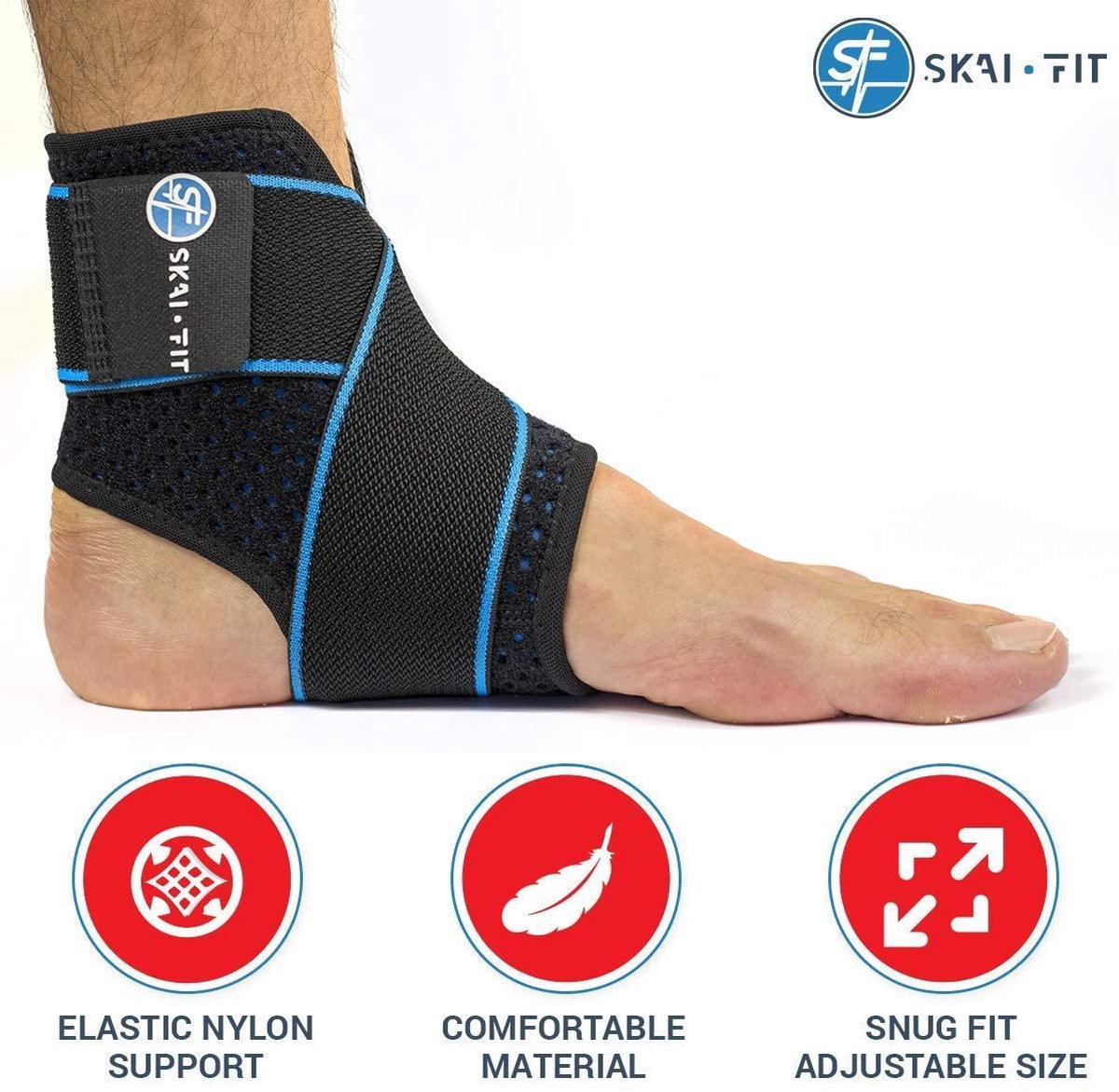 SKAI FIT Bandage plantaire - Bandage cheville - Bas de contention ...