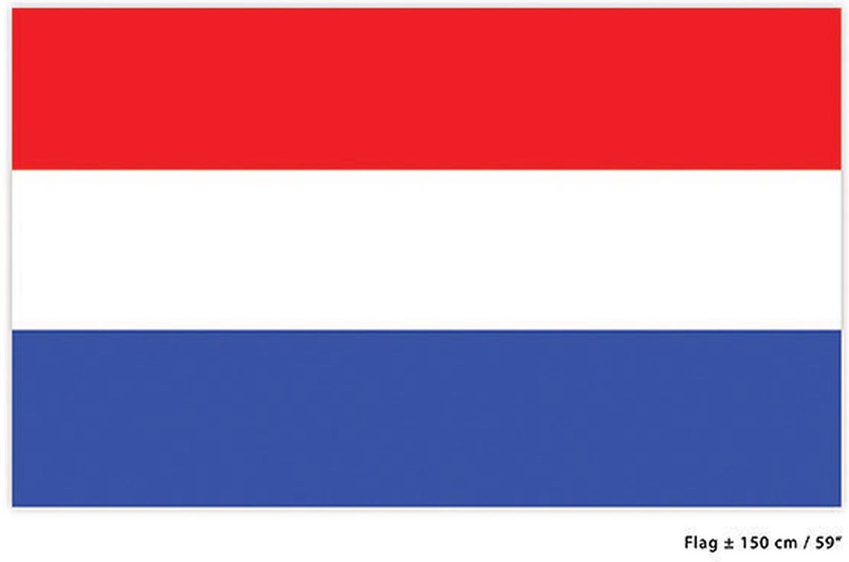 Vlag Nederland | Nederlandse vlag 150x90cm | bol