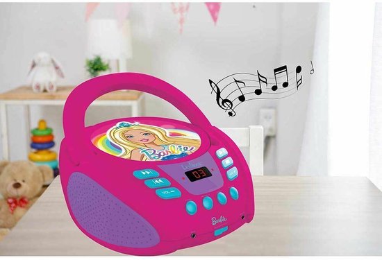 Lexibook Barbie Radio CD Player - Roze | bol
