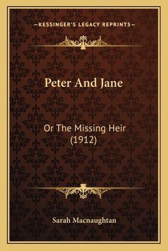 Peter and Jane | 9781167002205 | S Macnaughtan | Boeken | bol