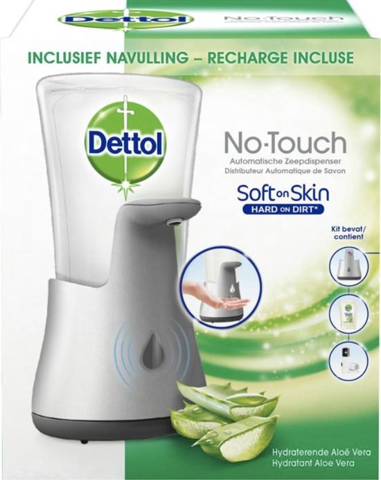 Dettol® No Touch - Antibacterieel - Automatische Zeepdispenser met GRATIS Hydraterende... | bol.com
