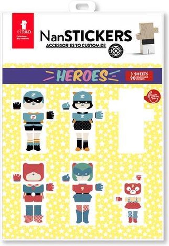 El Nan Nan Stickers Heroes | bol.com