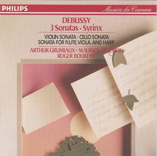 Debussy - 3 Sonatas . Syrinx - Arthur Grumiaux, Arthur Grumiaux | CD (album) | Muziek | bol.com