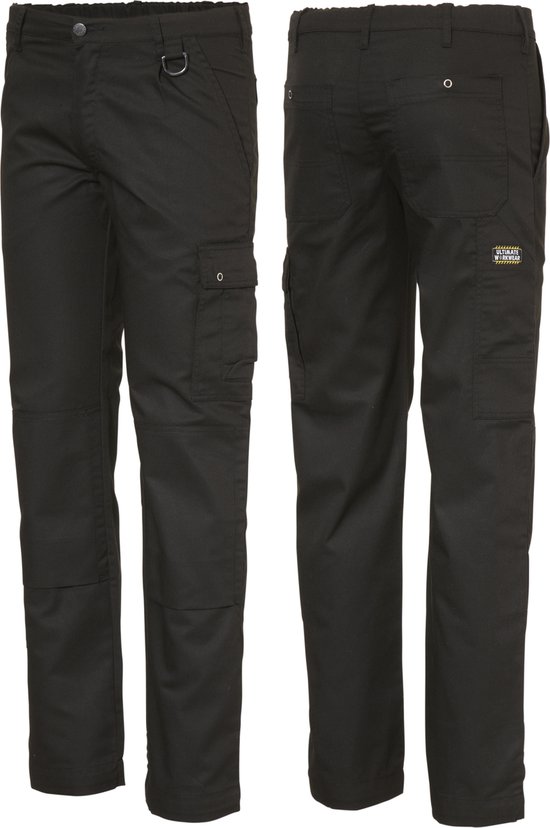 Ultimate Workwear - Werkbroek ROGER- katoen/polyester - Zwart | bol