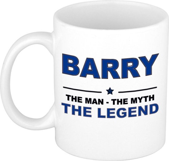 Nom cadeau Barry - L'homme, le mythe la légende tasse à café / tasse ...