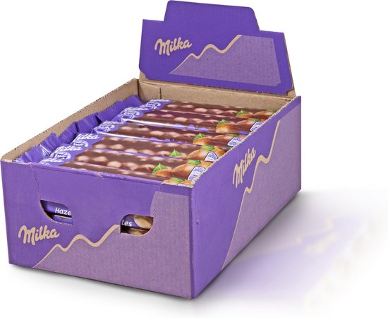 bol.com | Milka Chocolade Reep Hele Noten 30 stuks