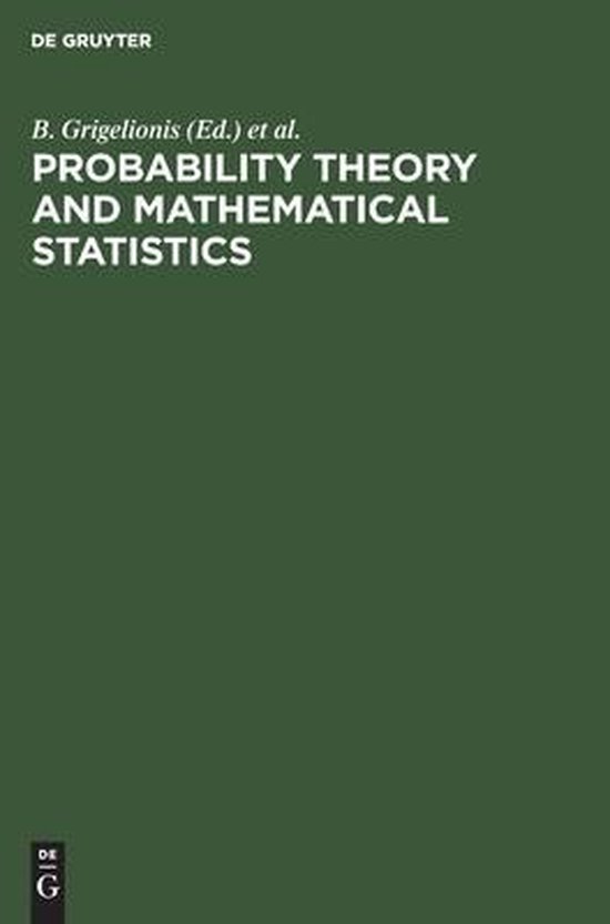 Probability Theory and Mathematical Statistics | 9783112302811 | Boeken ...