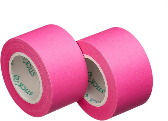 Stick'n Roll note - 25mmx10m - Navulling - 2 rollen - Neon magenta ...