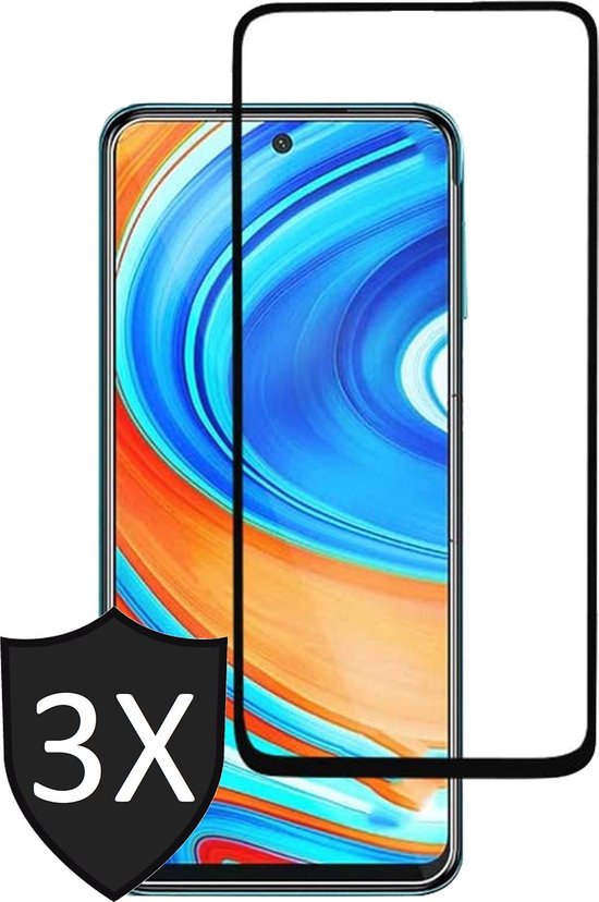 Xiaomi Redmi Note 9 Pro Screenprotector - Full Screen Protector Glas ...