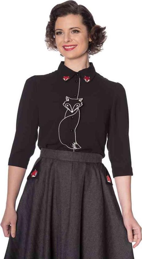 Dancing Days Blouse -L- FOXY Zwart | bol.com