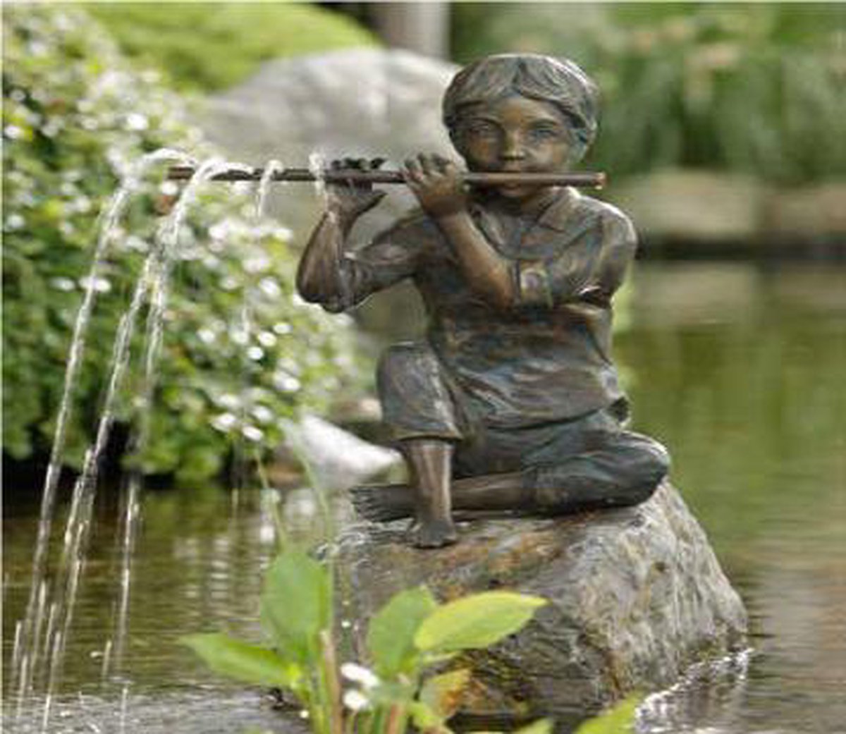 Decoratief Beeld - Bronzen Beeld: Soren Fontein - Kunststof - Bronzart ...