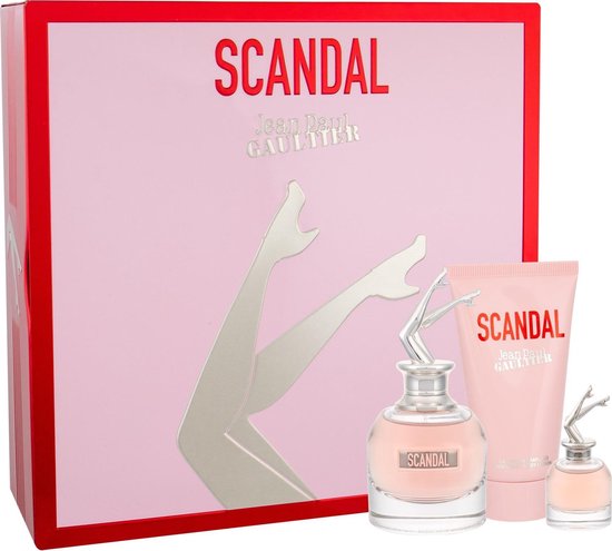 Scandal Gift Set Eau De Parfum (edp) 50 Ml, Body Lotion 75 Ml And ...