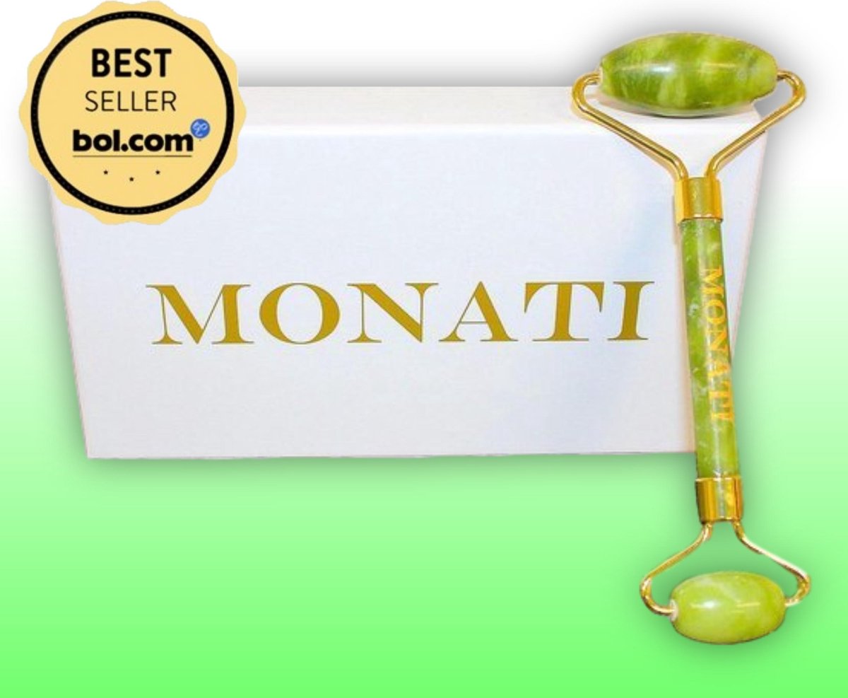 Monati Jade Roller - Face Roller facial pour massage du visage et ...