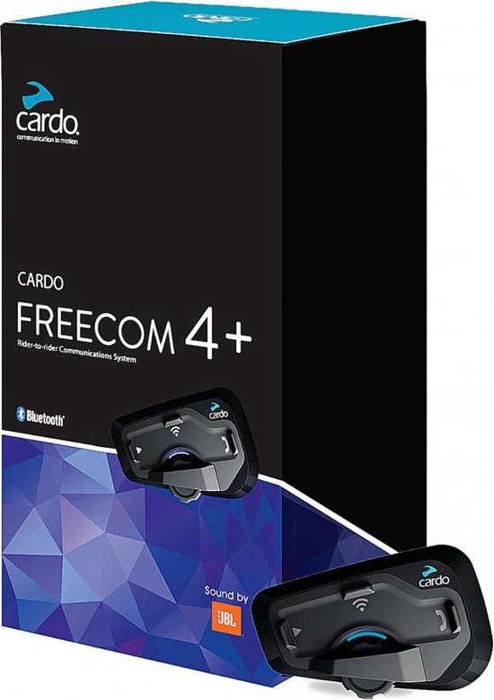 Cardo Freecom 4 Plus Single JBL - Motor communicatiesysteem - Bluetooth ...