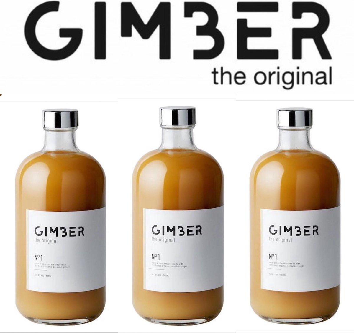 Gimber Concentraat - 3 x 500 ml | bol