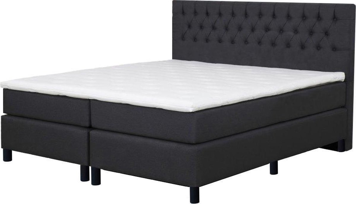 Boxspringset Vienna - 180x200 cm - met Bonellvering matras ...