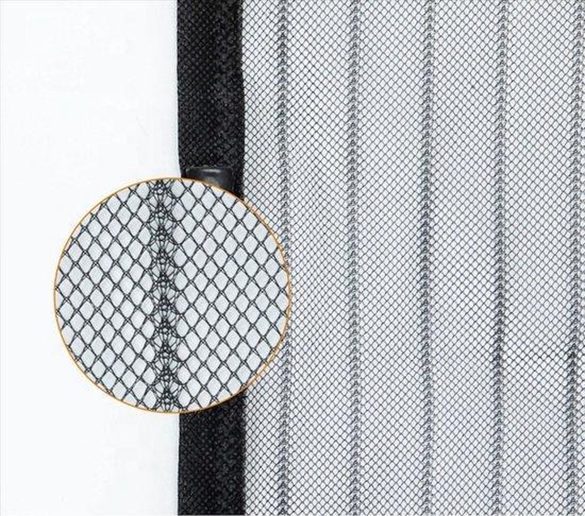 Miracle Door Deurhor magnetisch horgordijne - Zwart - 210x100 cm | bol.com