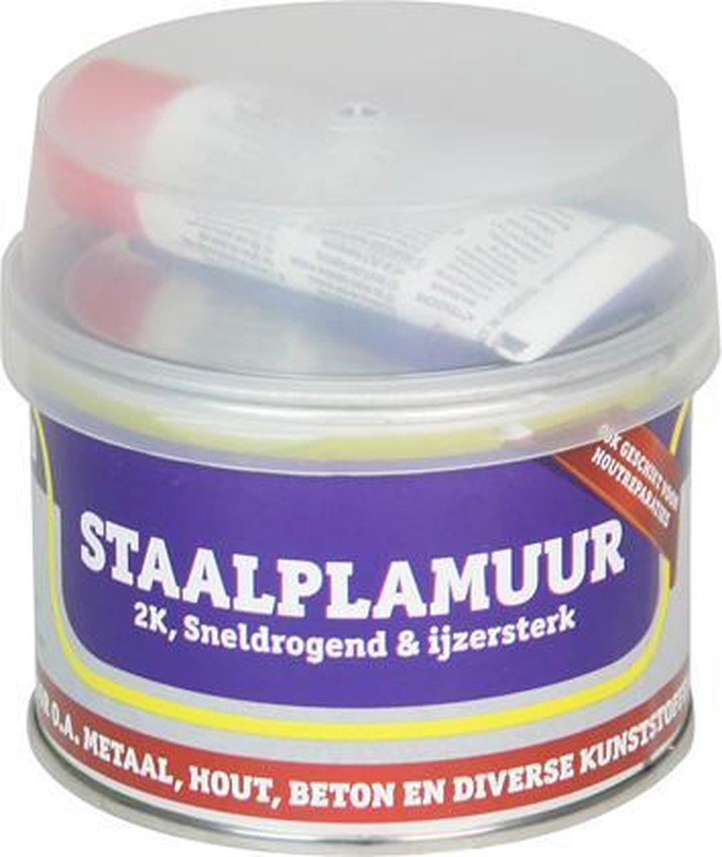 Mondial Staalplamuur - Universele plamuur 240G + 10G | bol.com