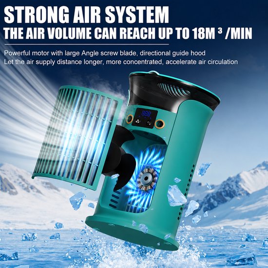 Mini Draagbare Airco - Luchtkoeler Kleine Airconditioner - Stille ...