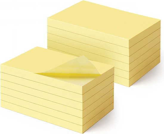 Zelfklevende Notities - Notitieblaadjes Blok - Organiseren en Markeren ...