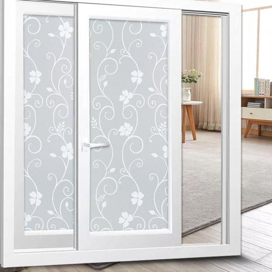 Privacy Screen Film for Windows, Electrostatic Self-Adhesive Opaque ...