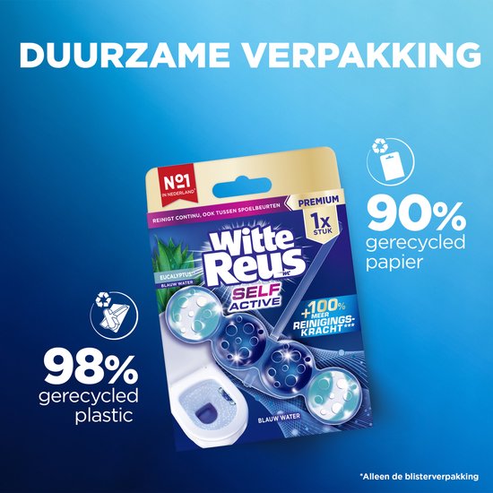 Witte Reus Self Active Eucalyptus 50g - WC blokjes - Voordeelverpakking ...