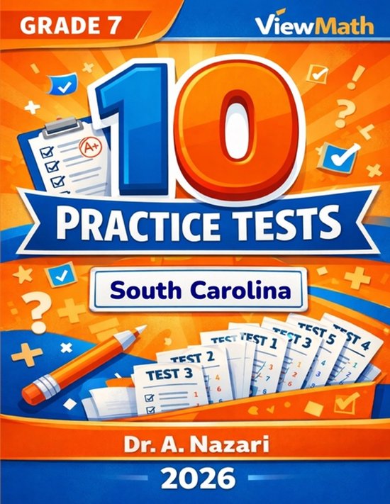 10 South Carolina SC READY Grade 7 Math Practice Tests: The Ultimate ...
