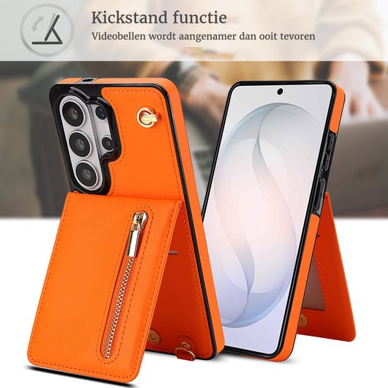 Hoesje geschikt voor Samsung S26 Ultra Hoesje met Koord - Solidenz S26 ...